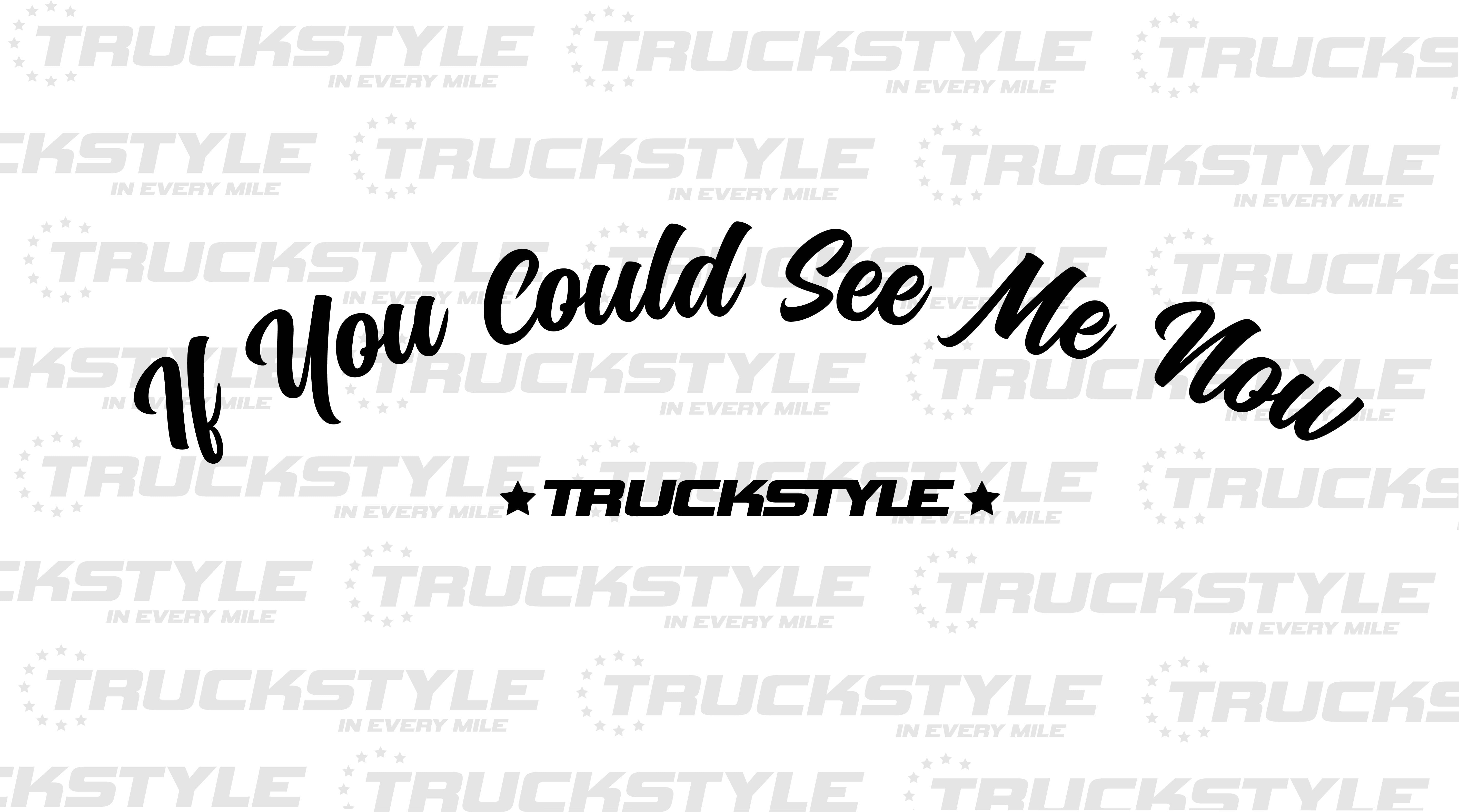 IF YOU COULD SEE ME NOW Front Window Sticker – TruckStyle LTD