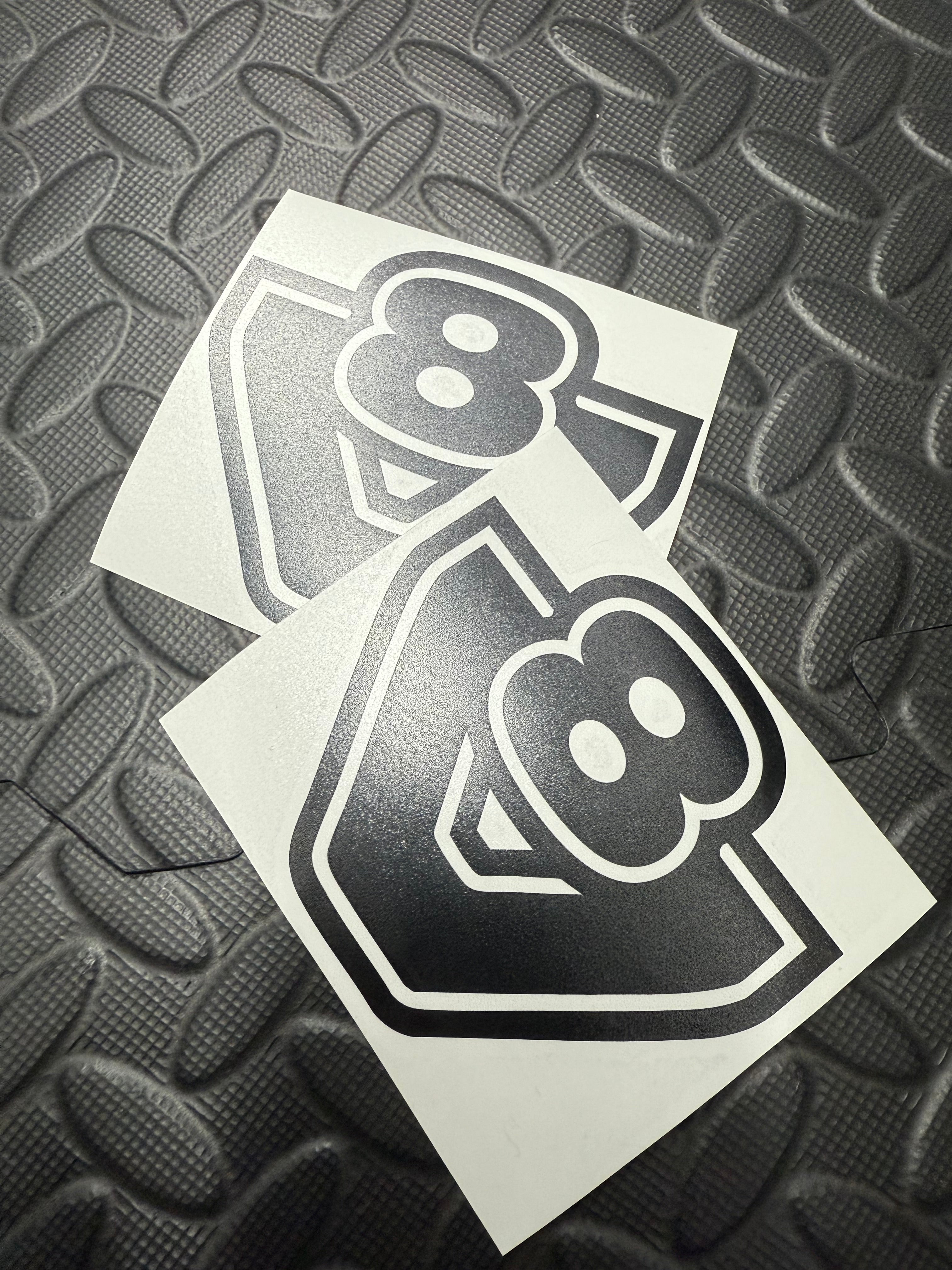 V8 STICKERS PAIR – TruckStyle LTD