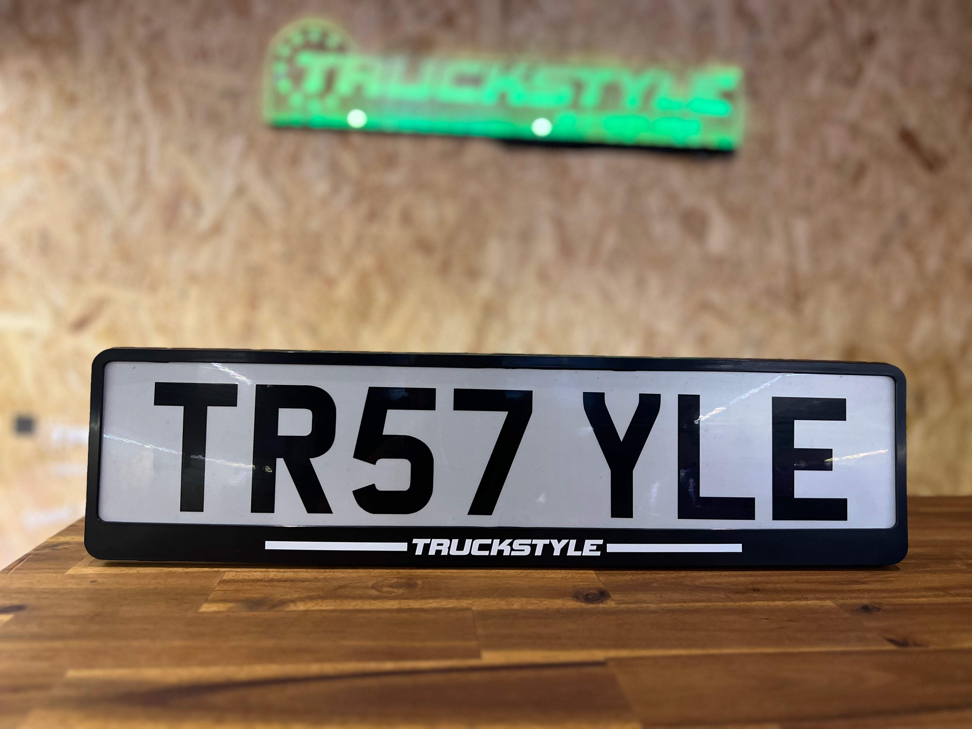 TruckStyle Number Plate Surround – TruckStyle LTD