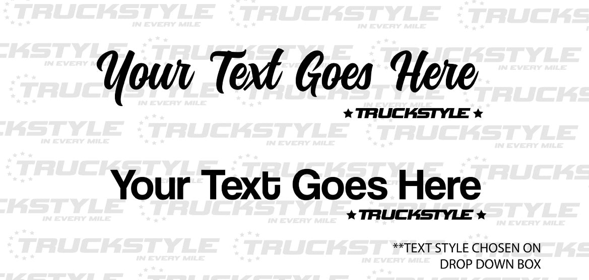 Truckstyle Custom Side Window Stickers – TruckStyle LTD