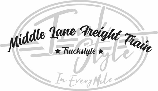 Middle Lane Freight Train Front Window Sticker – TruckStyle LTD